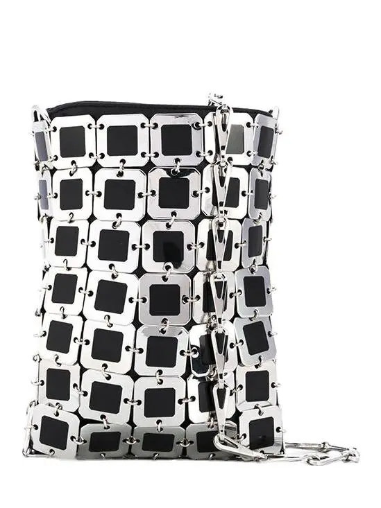 Rabanne Bolso Mini Bag - Silver