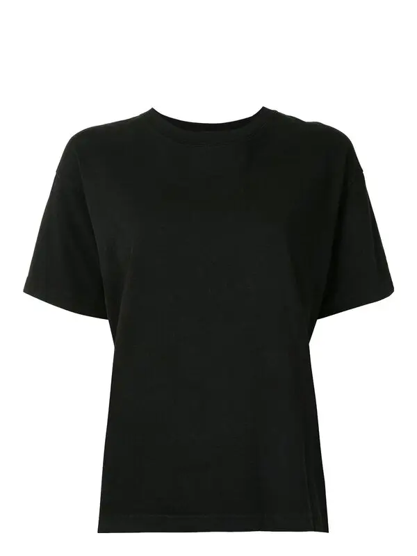 AGANOVICH Graphic-print Cotton T-shirt - Black