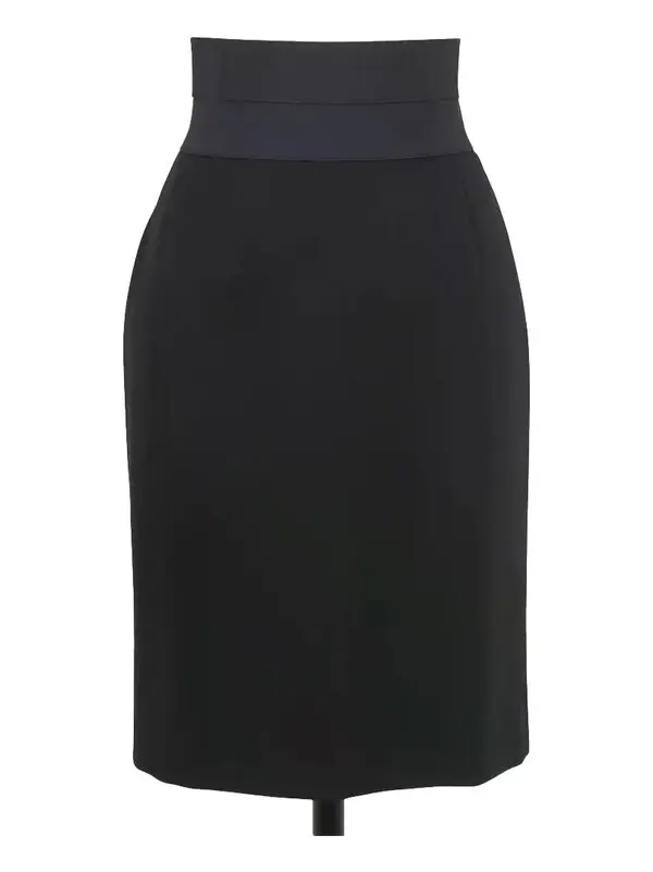 Akris Fitted High-waist Pencil Skirt - Black