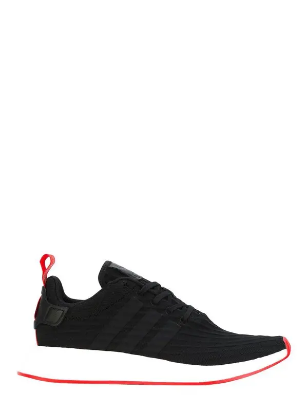 Adidas Nmd_r2 Primeknit Two-tone Sneakers - Black