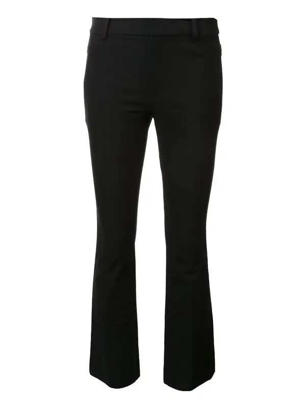 Derek Lam 10 Crosby Crosby Cropped Flare Trouser - Black