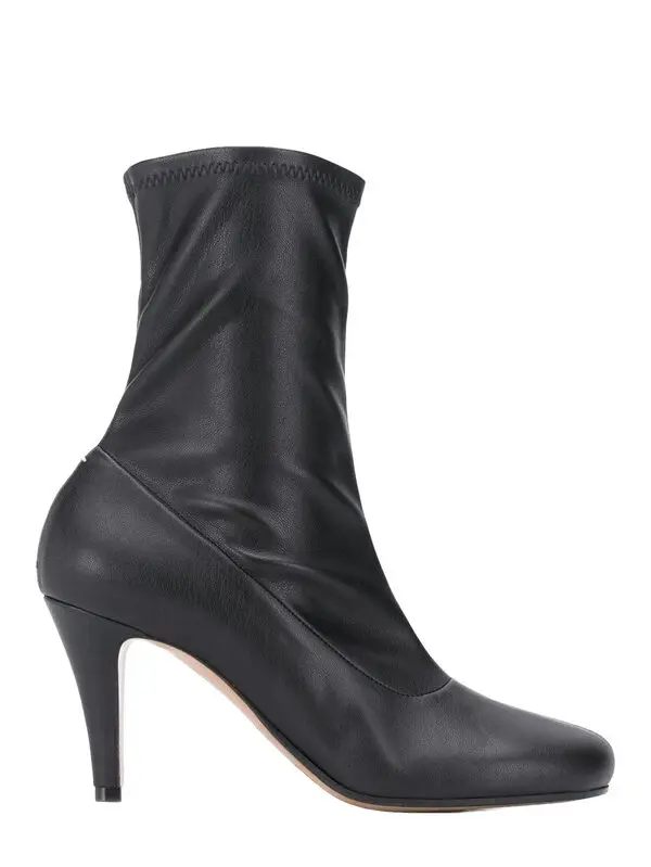 MAISON MARGIELA Leather Sock Boots - Black