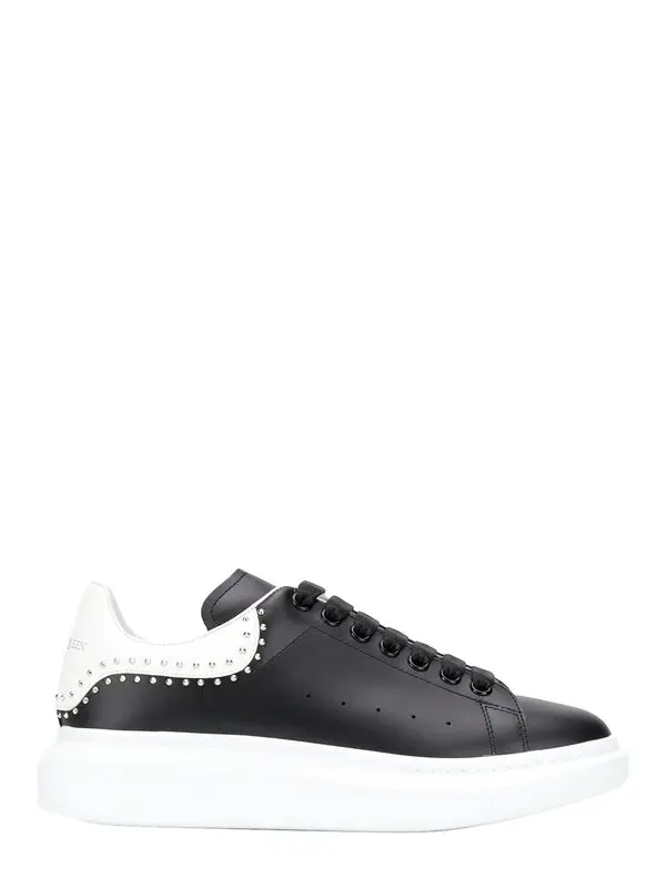 Alexander McQueen Oversized Studded Low-top Sneakers - Black