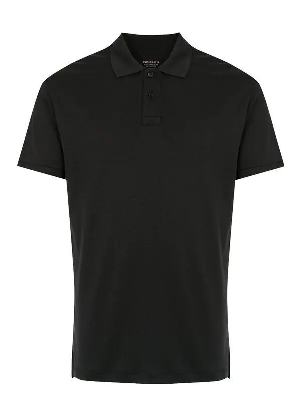 OSKLEN Short-sleeve Polo Shirt - Black