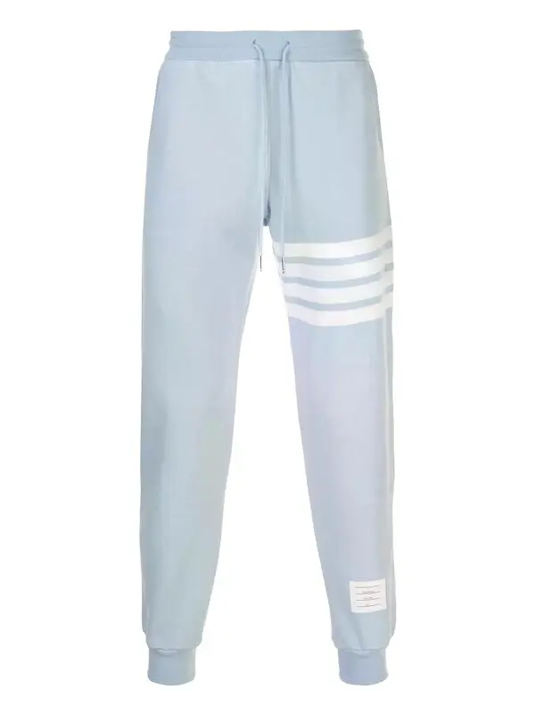 Thom Browne Four-bar Detailed Track Pants - Blue