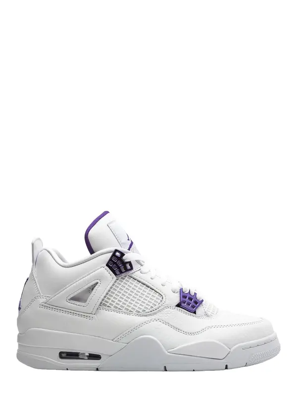 JORDAN Air 4 Retro Metallic Pack Sneakers - White