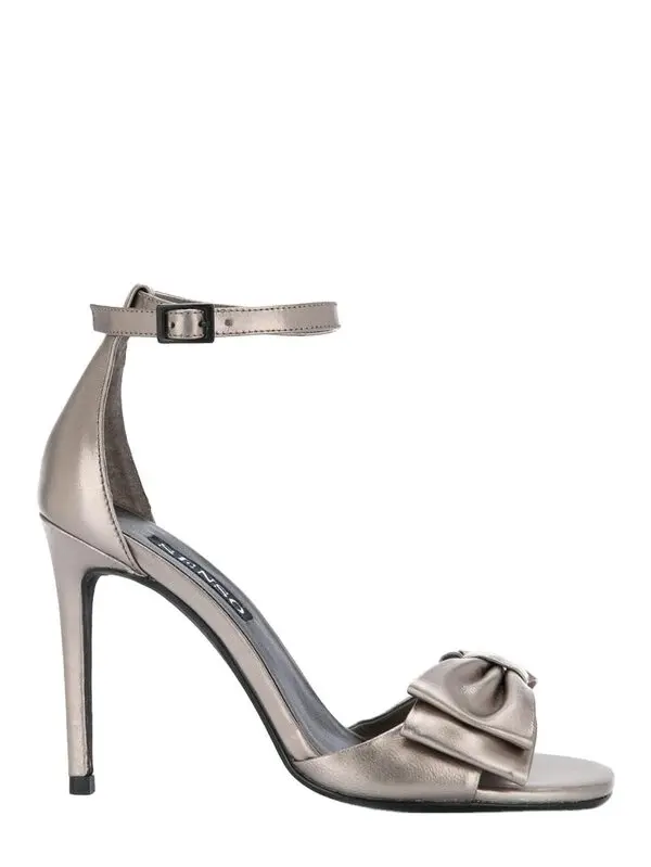 Senso Bow Stiletto Sandals - Metallic