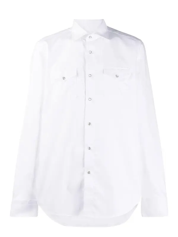 DELL'OGLIO Button Up Shirt - White