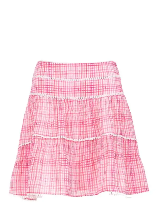 OLYMPIAH Printed Riva Skirt - Pink