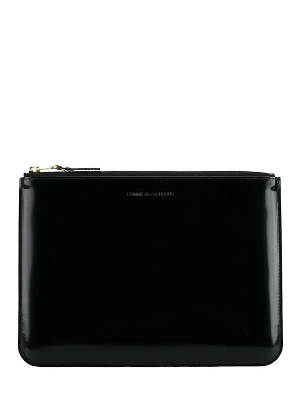 Comme Des Garçons Leather Clutch - Black