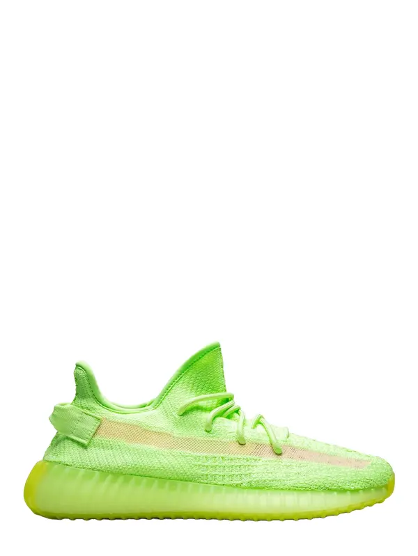 ADIDAS X YEEZY Boost 350 V2 Glow In The Dark Sneakers - Green