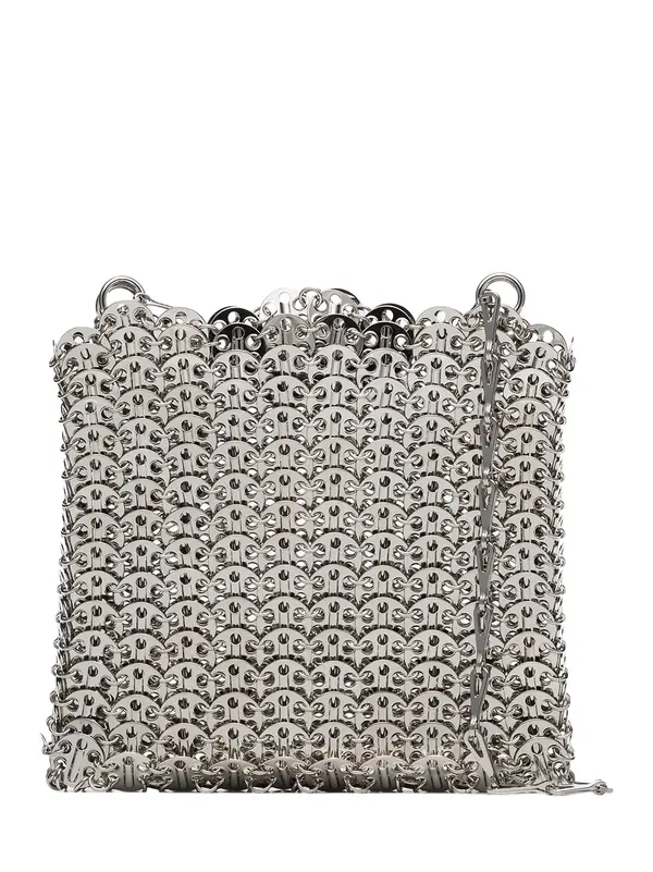 Rabanne 1969 Metal Disc Bag - Silver