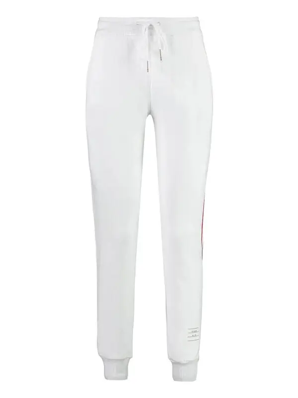 Thom Browne Rwb-stripe Track Pants - White