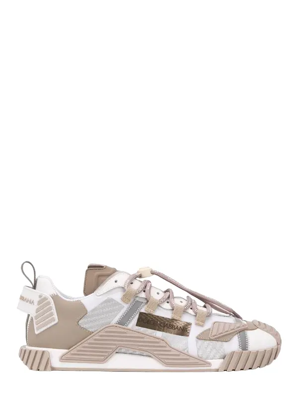 Dolce & Gabbana Panelled Sneakers - Neutrals