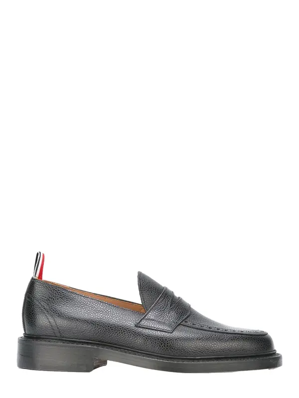 Thom Browne Pebble Grain Penny Loafer - Black