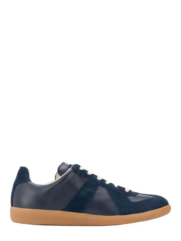 MAISON MARGIELA Replica Low-top Leather Sneakers - Blue