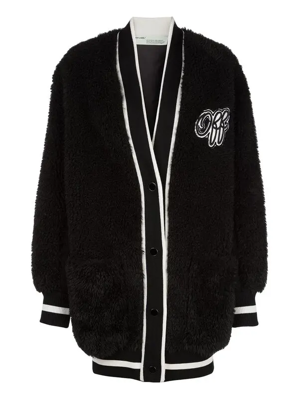 Off-White Varsity Cardigan - Black