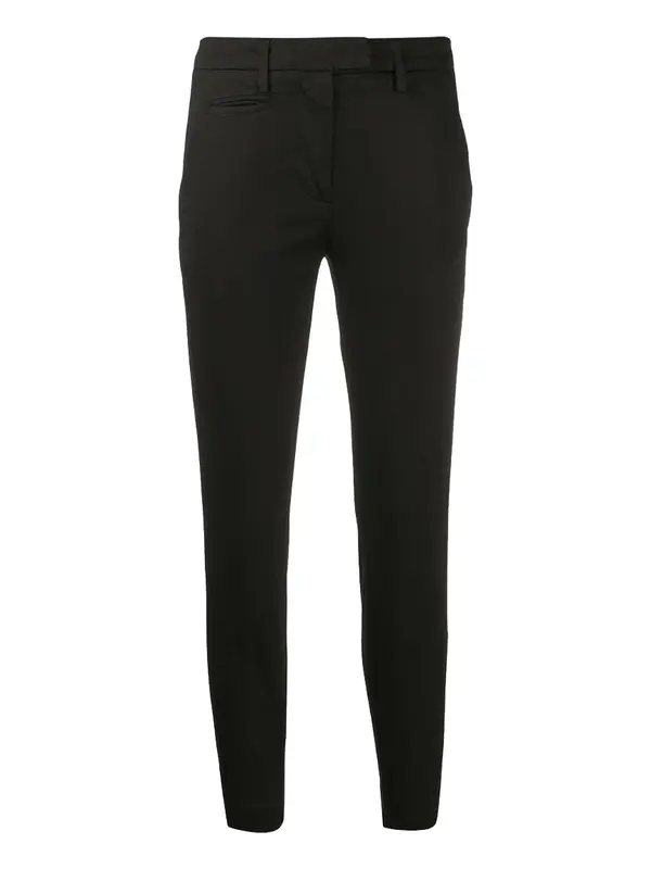 DONDUP Cigarette Slim-fit Trousers - Black