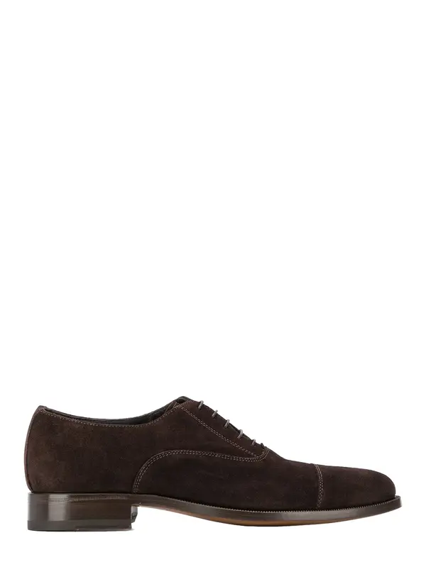 SCAROSSO Bacco Lace-up Oxford Shoes - Brown