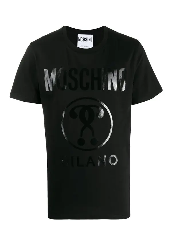 Moschino Milano Logo-print T-shirt - Black