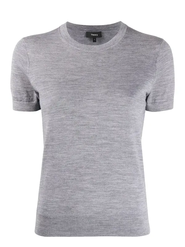 Theory Short Sleeve Top - Grey