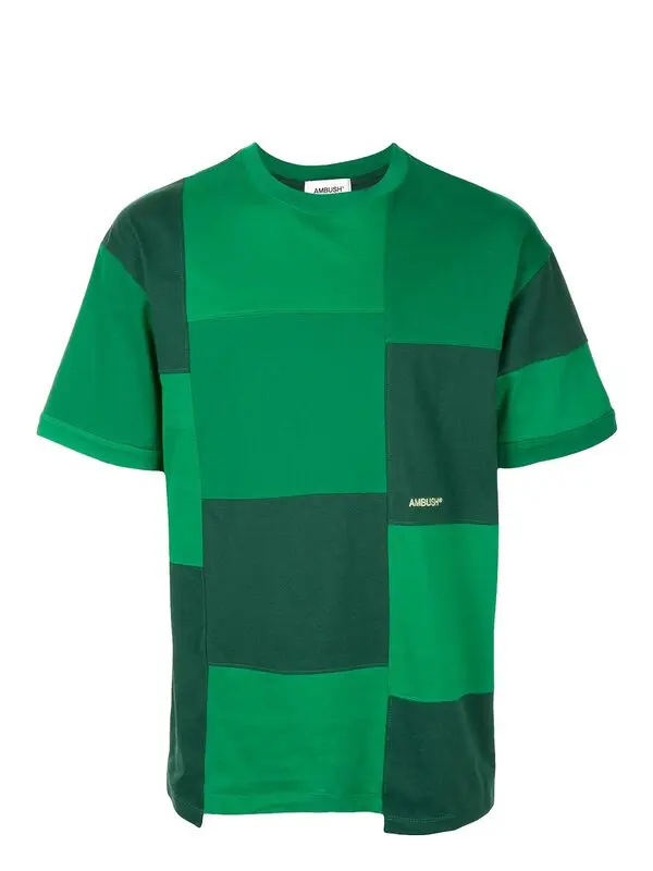 AMBUSH Patchwork Short-sleeve T-shirt - Green