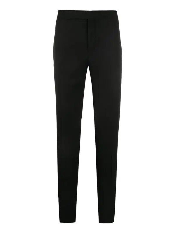 Saint Laurent Side-stripe Tailored Trousers - Black