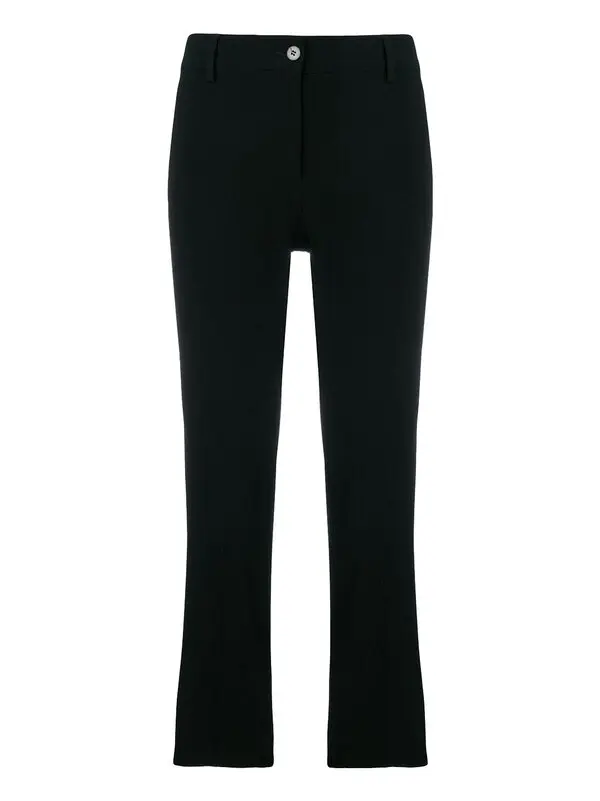 Alberto Biani Cropped Trousers - Black