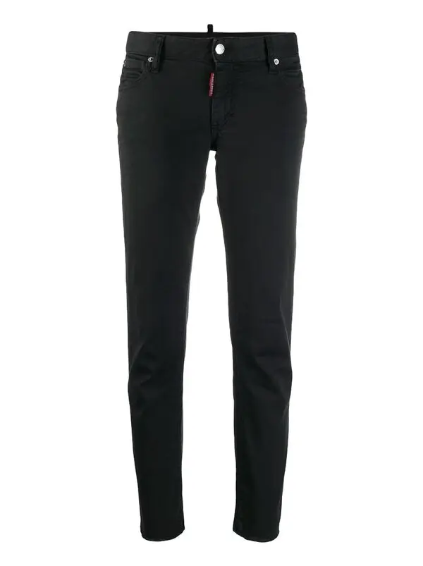 Dsquared2 Cotton Blend Twist Jeans - Black