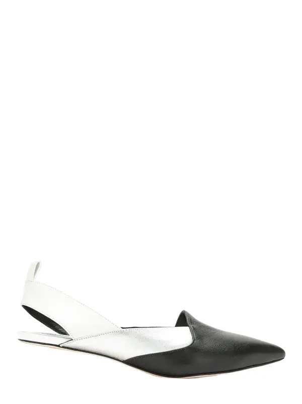 STUDIO CHOFAKIAN Leather Ballerinas - Black