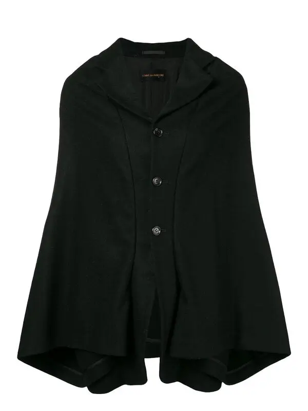 Comme Des Garçons 1995 Cape Jacket - Black