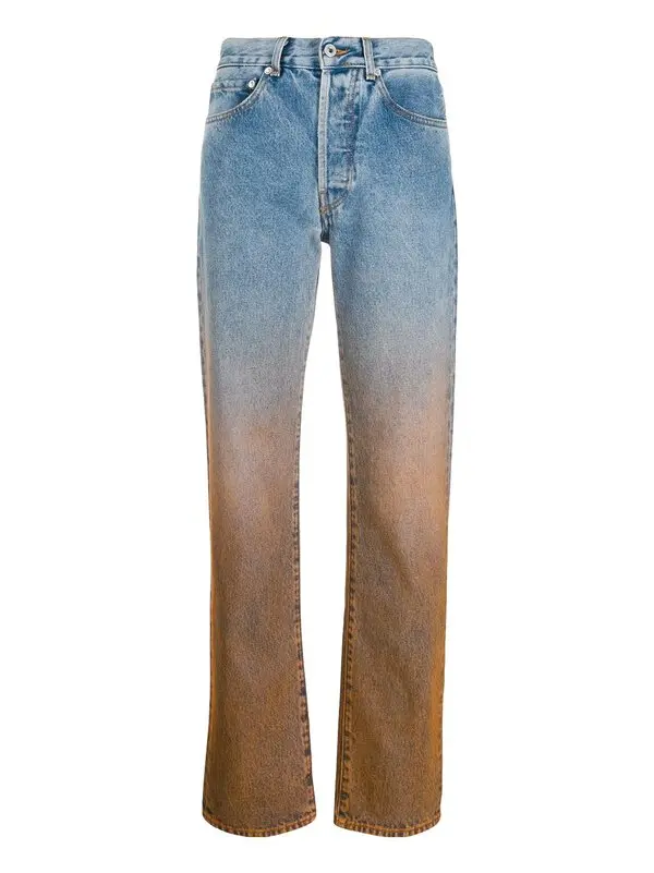 Off-White Degrade Two-tone Jeans - Blue