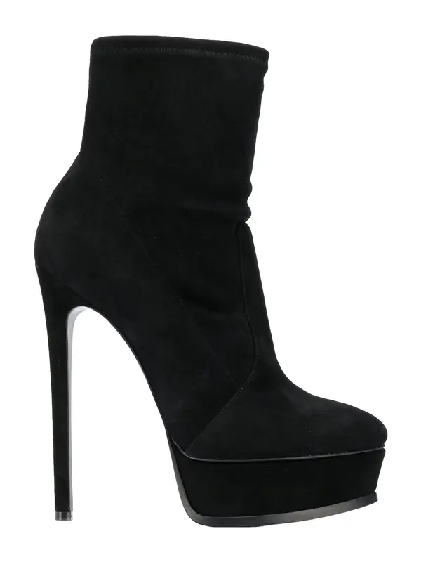 Casadei Platform Ankle Boots - Black