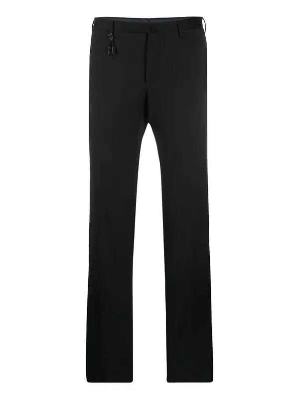 Incotex Straight Leg Trousers - Black
