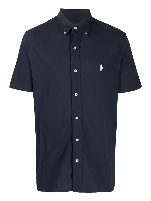 Polo Ralph Lauren Buttoned Polo Shirt - Blue