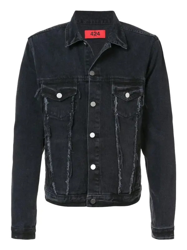 424 Trucker Denim Jacket - Black