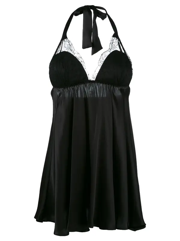 GILDA & PEARL Lovers Of Montparnasse Babydoll Dress - Black