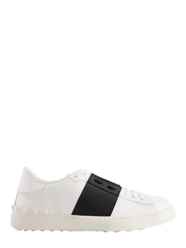 Valentino Garavani Open Leather Sneakers - White