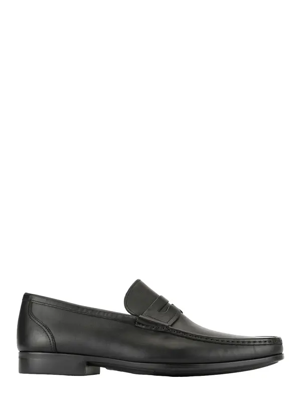 Magnanni Classic Flat Loafers - Black