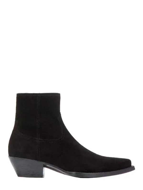 Saint Laurent 40mm Lukas Ankle Boots - Black