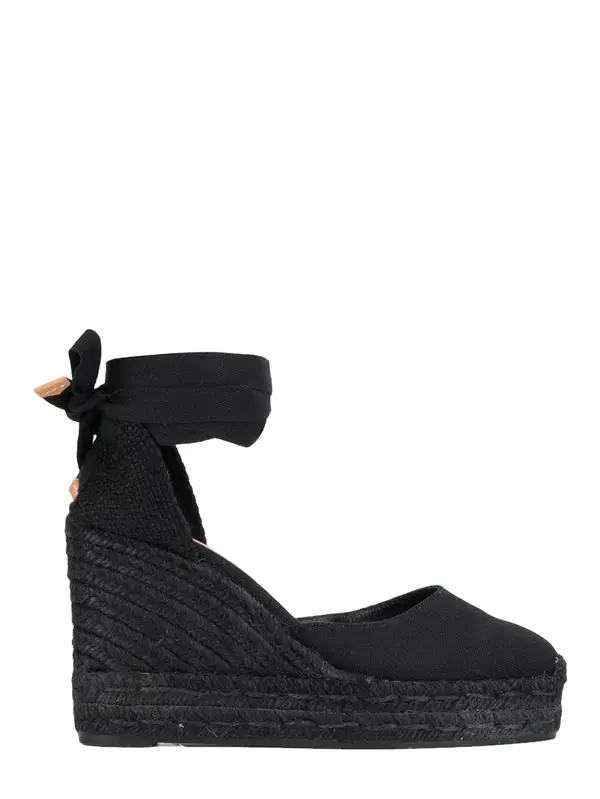 CastaÑer 100mm Woven Espadrilles - Black