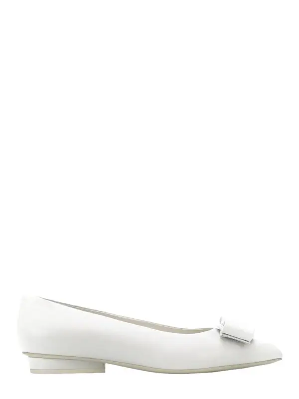 FERRAGAMO Viva Ballerina Shoes - White