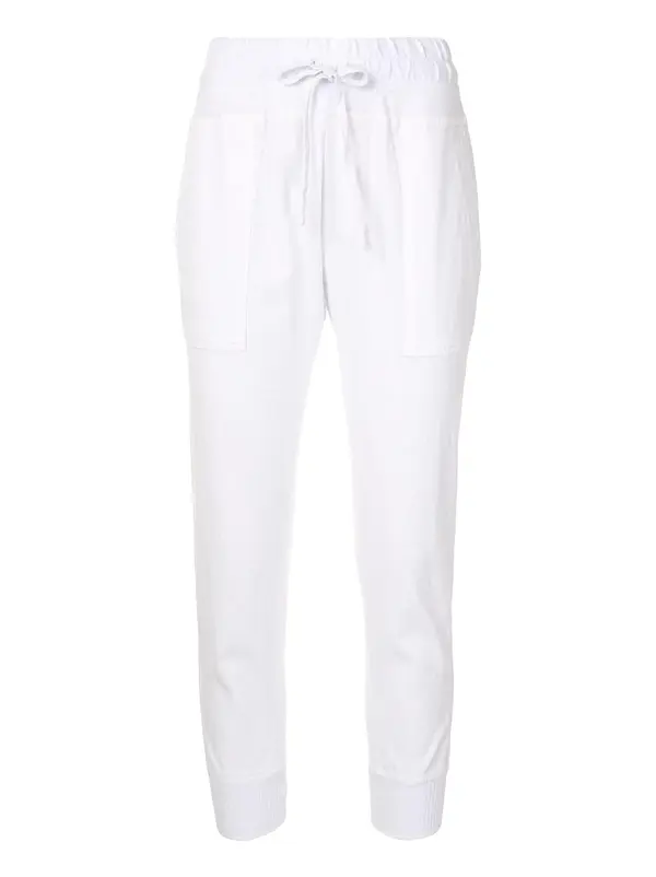 JAMES PERSE Mixed Media Trousers - White