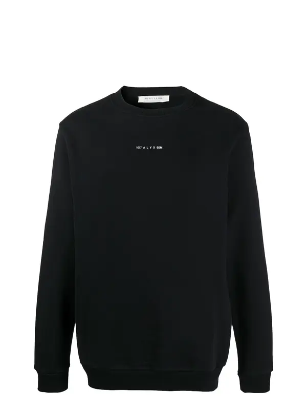 1017 Alyx 9sm Logo Graphic Print Sweatshirt - Black