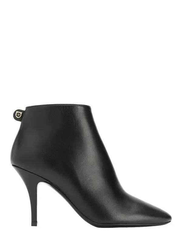 FERRAGAMO Joan Ankle Booties - Black