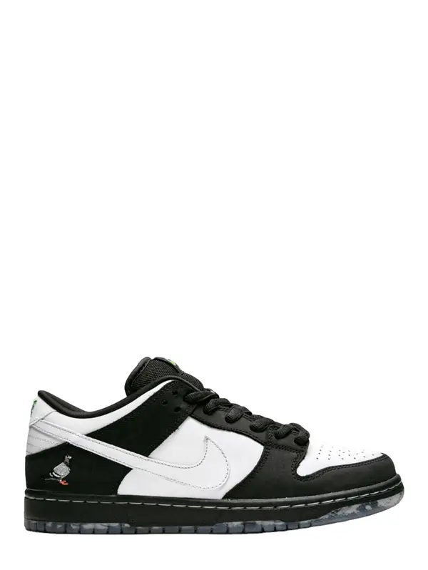 Nike Sb Dunk Low Pro Og Qs Panda Pigeon Sneakers - Black