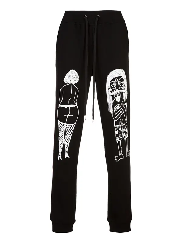 HACULLA. Hotel Couple Track Pants - Black