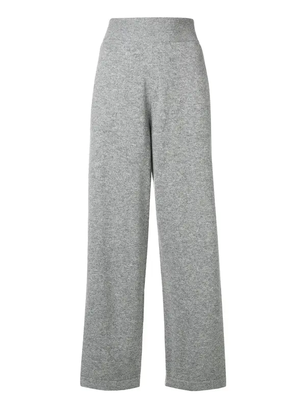 BARRIE Ribbed Waistband Track Pants - Grey
