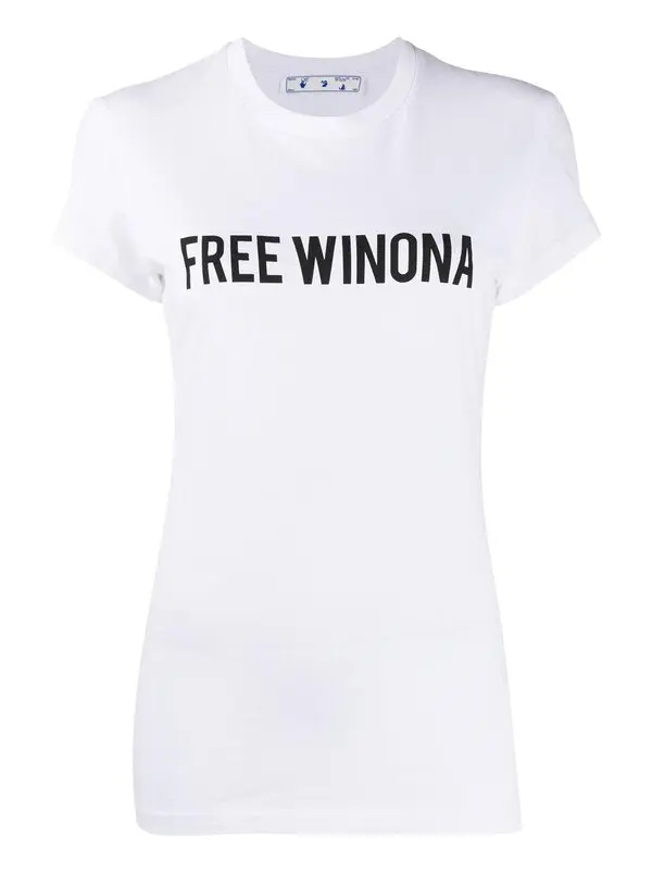 Off-White Printed T-shirt - White
