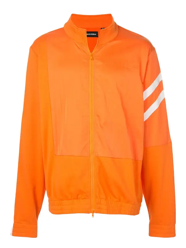 GOD'S MASTERFUL CHILDREN Geometric Panelled Bomber Jacket - Orange